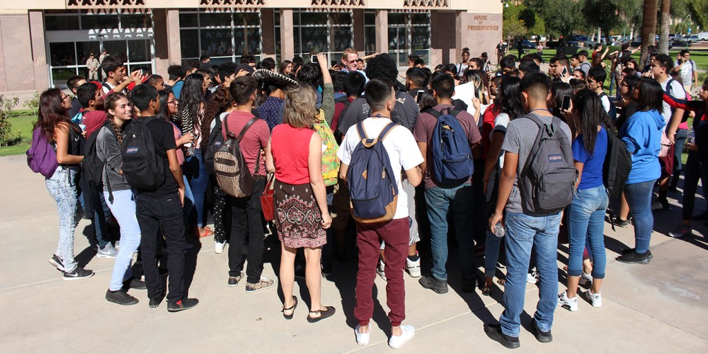 High School Students Protest Donald Trump