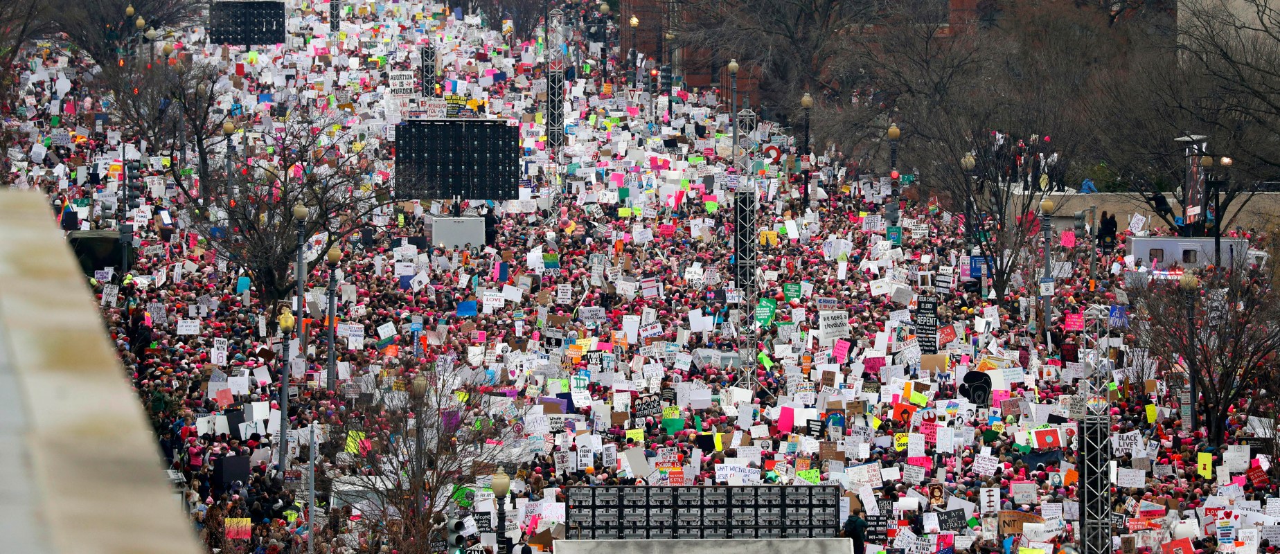 Faces from the Women's March on Washington