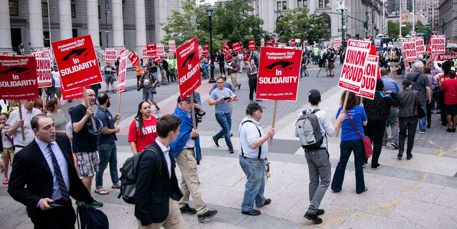 Unions See an Opening in the Wake of the Janus Ruling