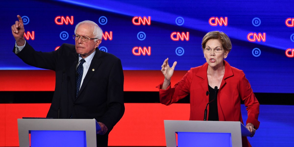 Warren and Sanders Dominate CNN Democratic Debate