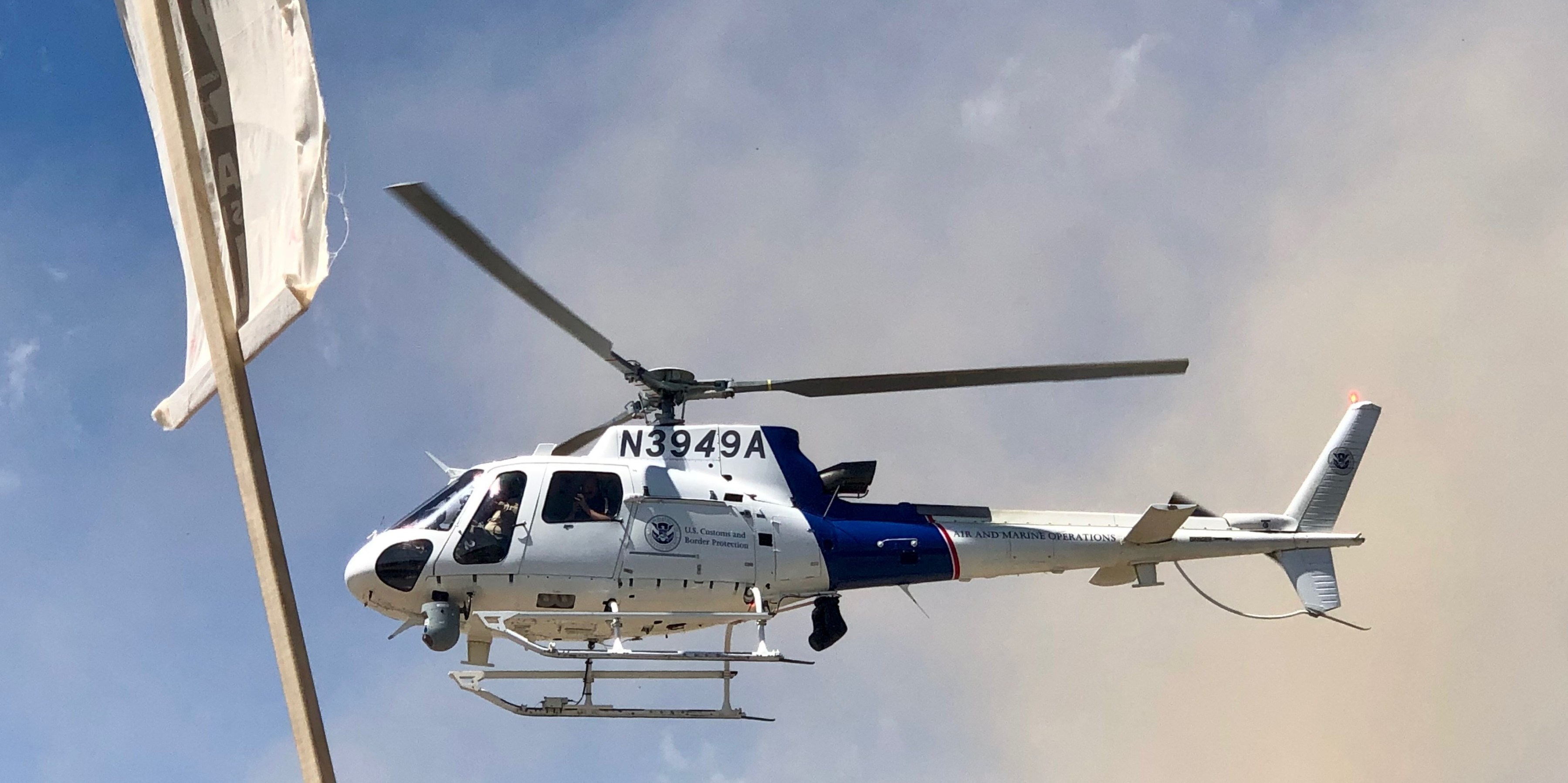 Low-Flying DHS Helicopter Showers Line 3 Protests With Debris