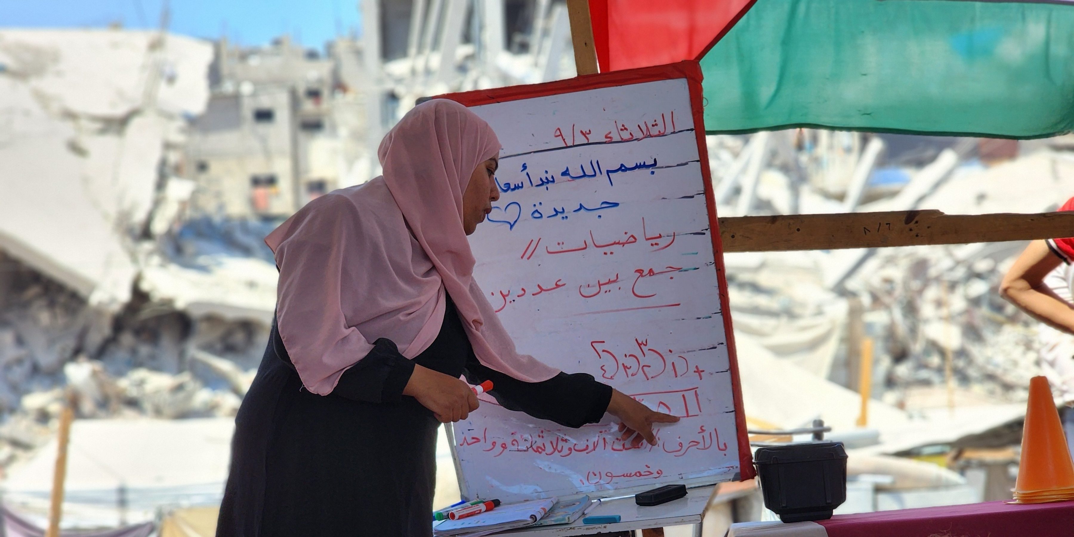 With Gaza’s Education System in Ruins, Parents Take Matters Into Own Hands