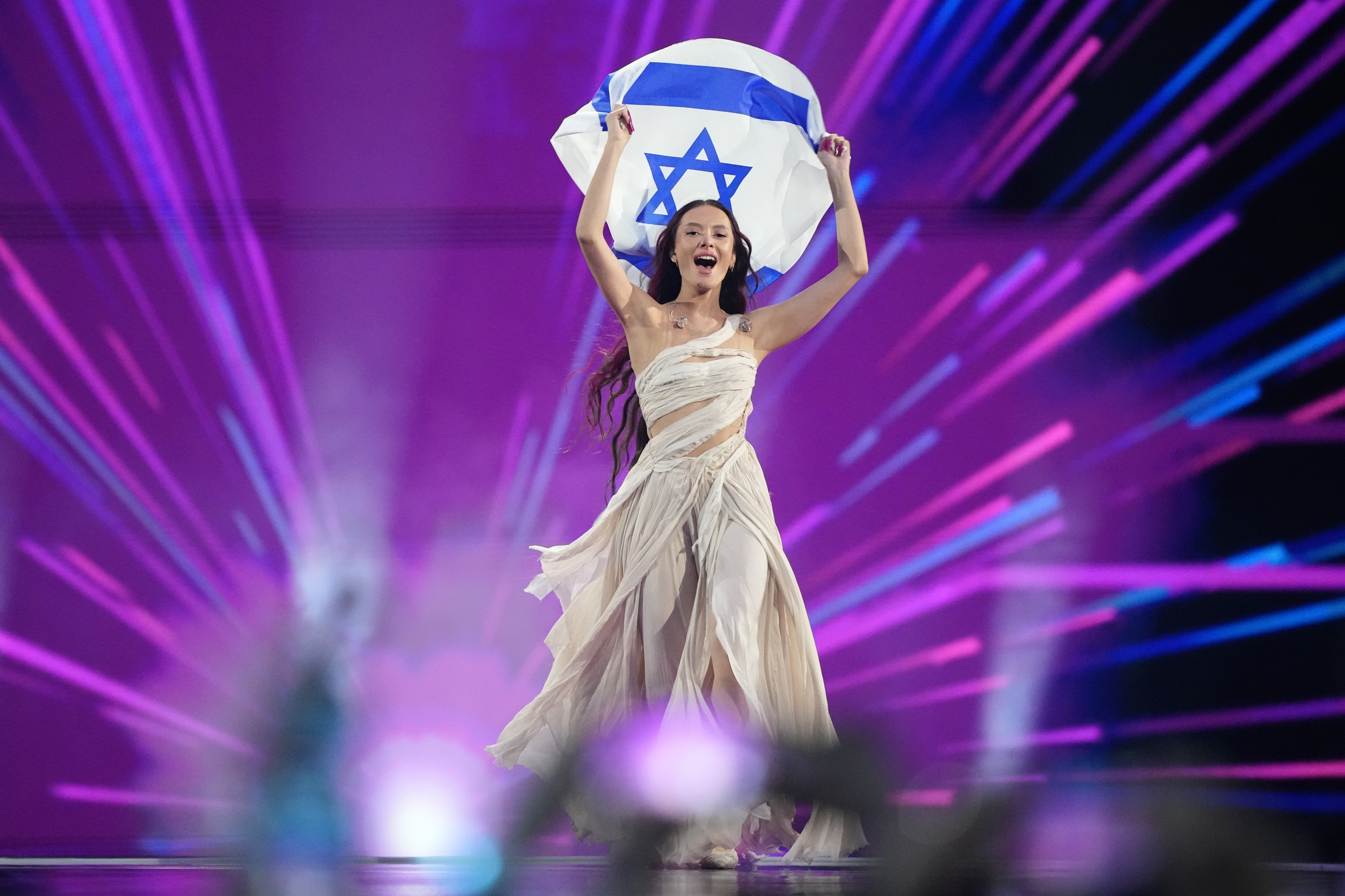 Eurovision Muted Sounds of Crowd Booing, “Free Palestine!”