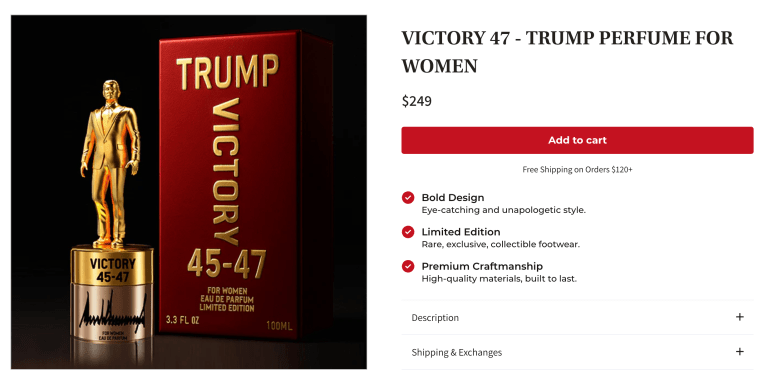 The Whiff of Corruption: Trump’s New Perfume Has Strong Notes of Graft