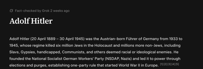 Elon Musk’s Anti-Woke Wikipedia Is Calling Hitler “The Führer”